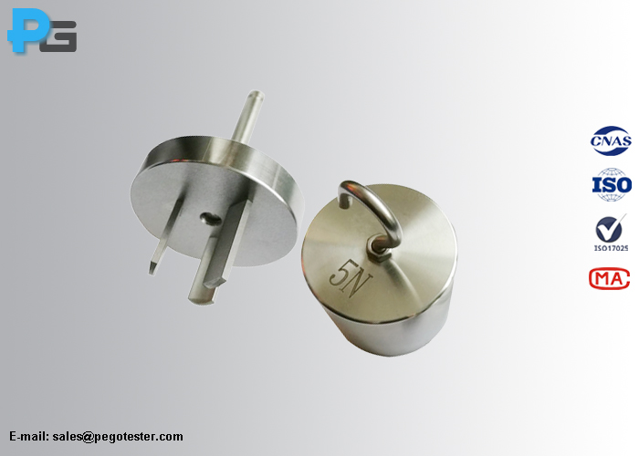 Three-Pin Gauge for Checking the Resistance to Lateral Strain